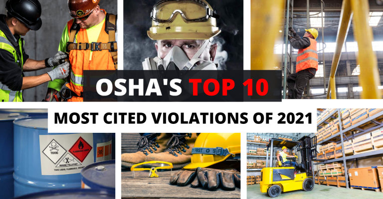 Top 10 OSHA Violations of 2021 - Fox Valley Safety